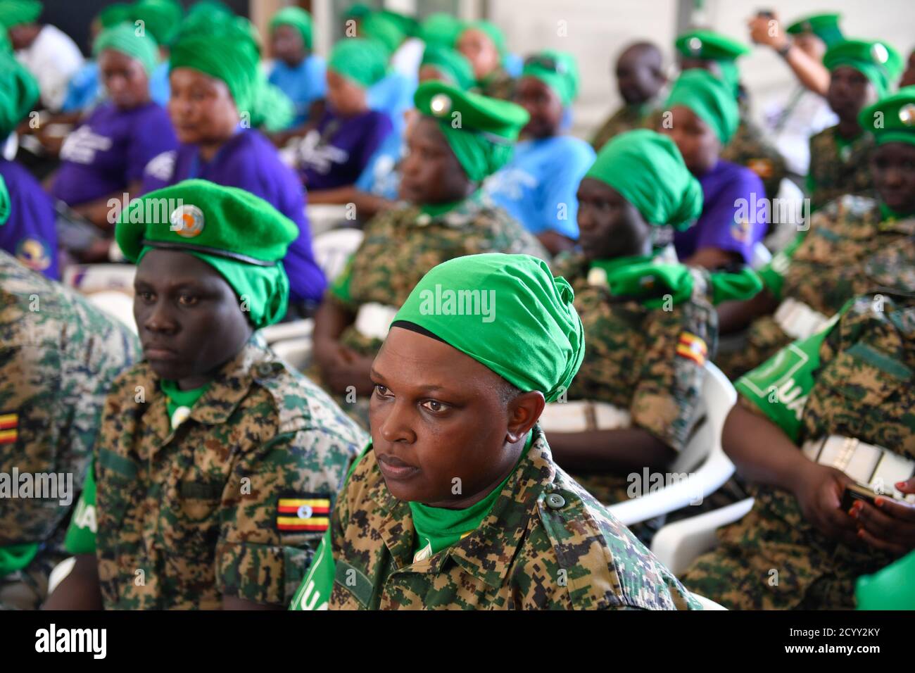 On March 8, 2019, female peacekeepers of the African Union Mission in ...