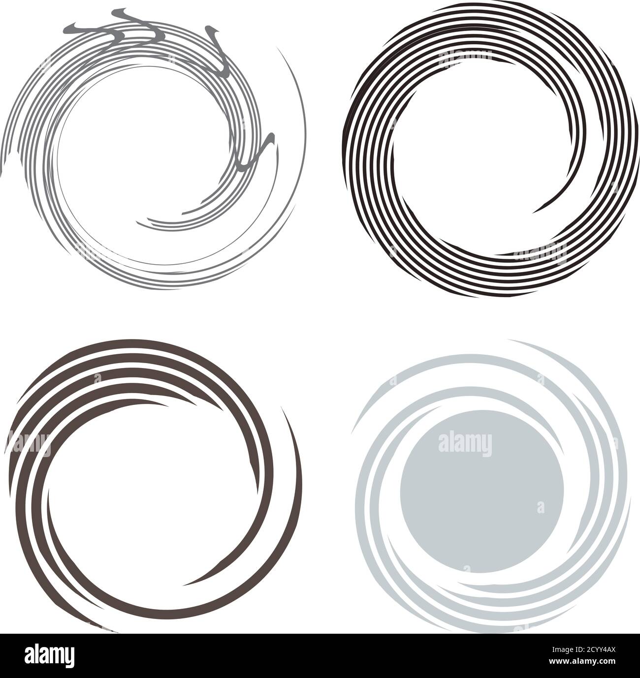 Cyber-cyberpunk, sci-fi geometric circles, rings. Hi-tech HUD elements ...