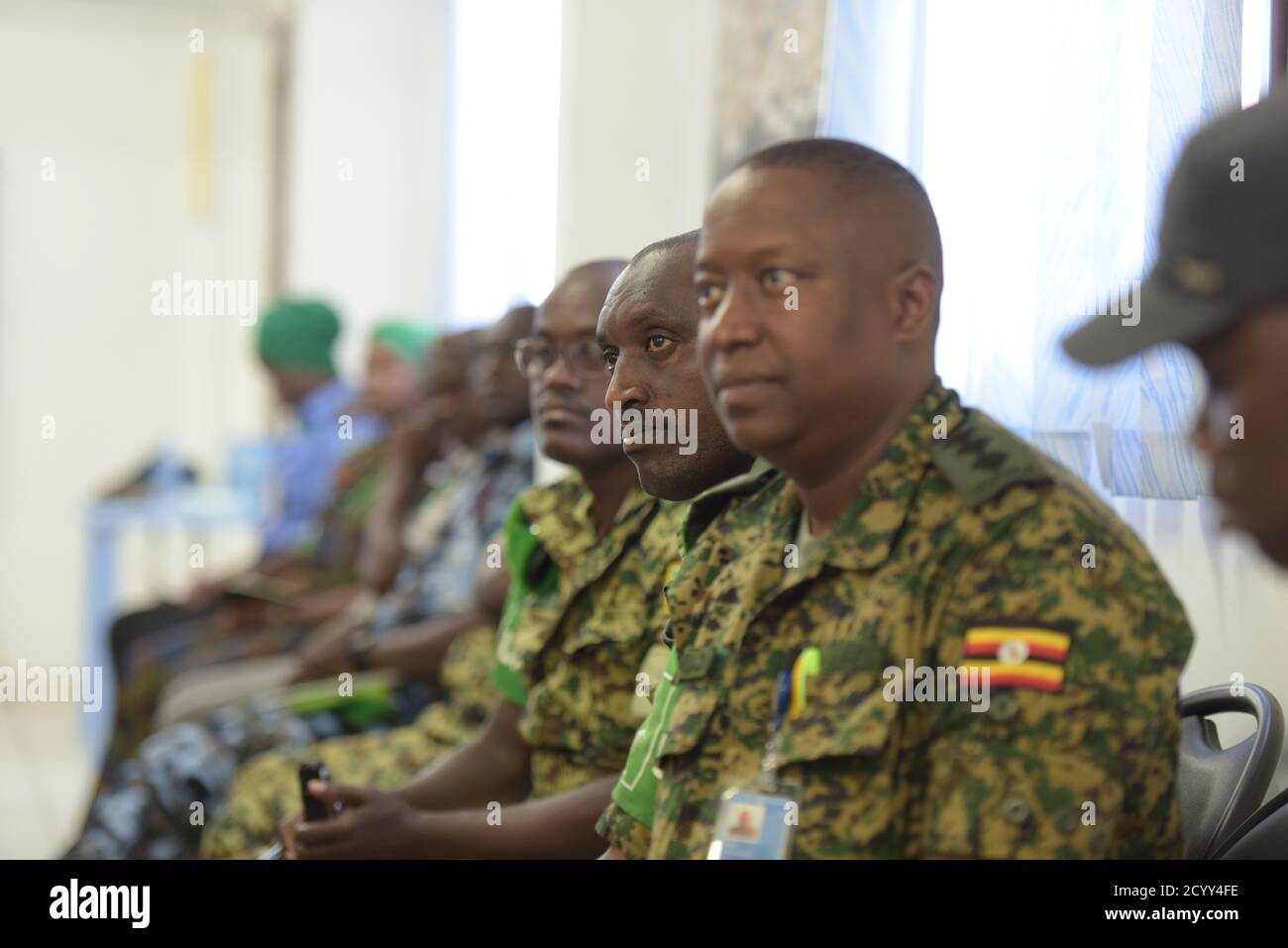 On March 26, 2019, AMISOM and Somali National Army officers attended ...