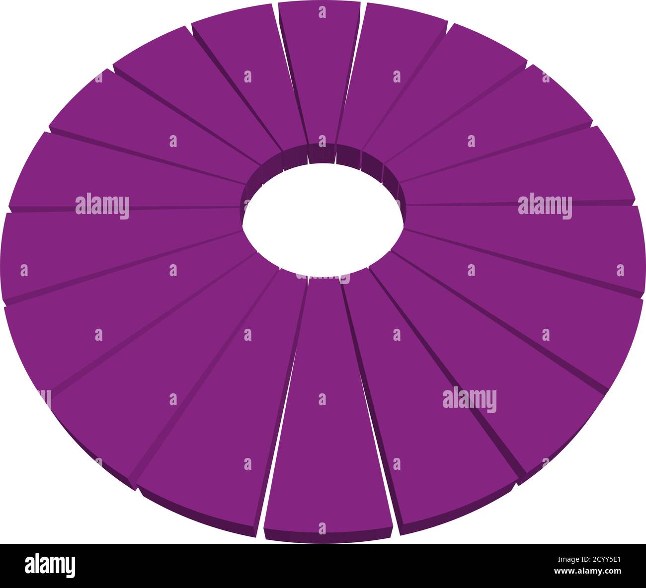 Pie chart, pie graph, diagram vector illustration. A clipart for ...