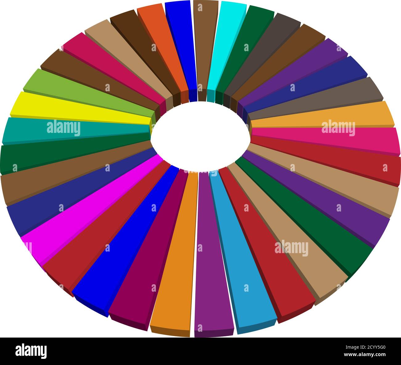 Pie chart, pie graph, diagram vector illustration. A clipart for ...