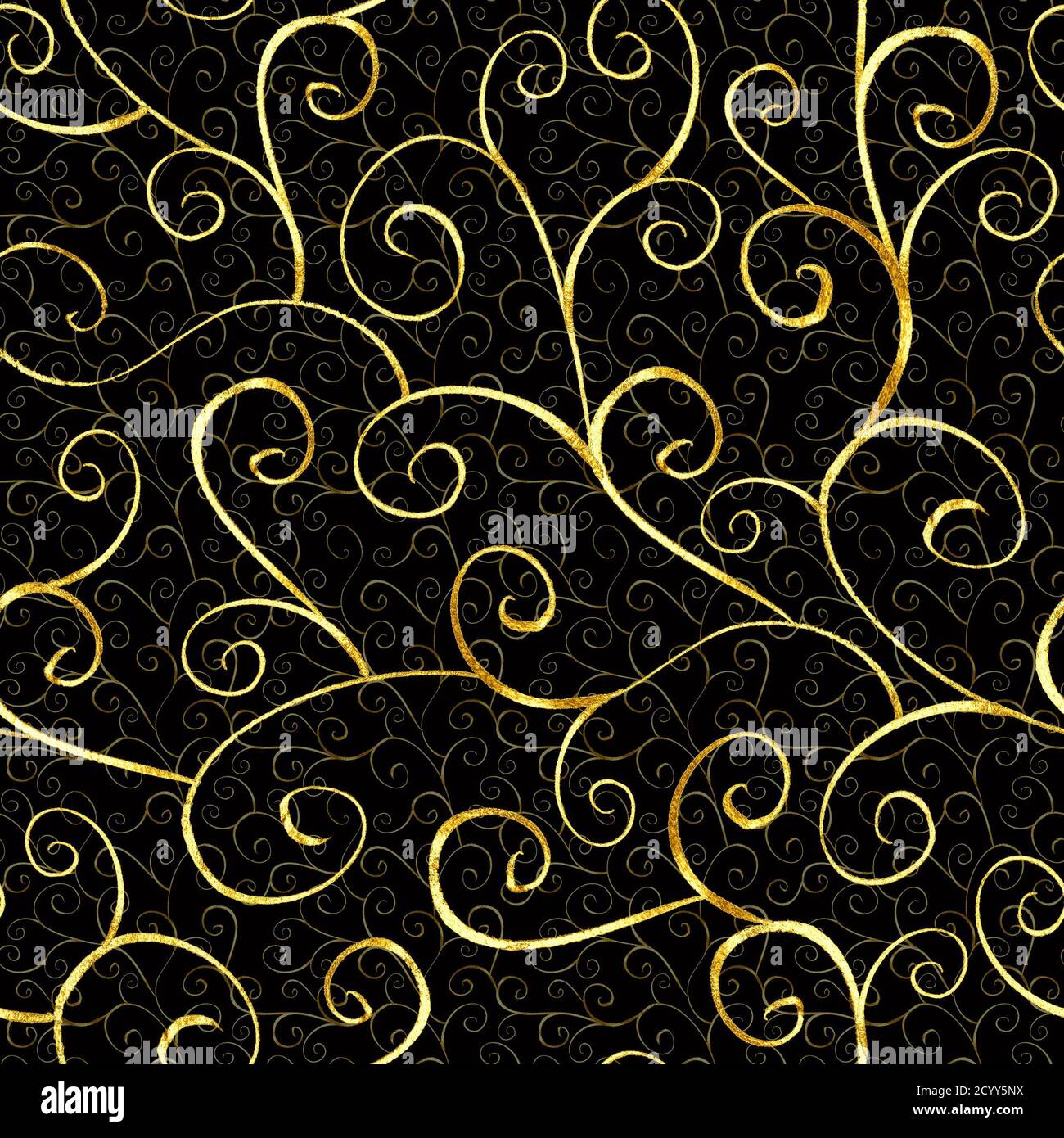 Seamless Gold Wallpaper Pattern