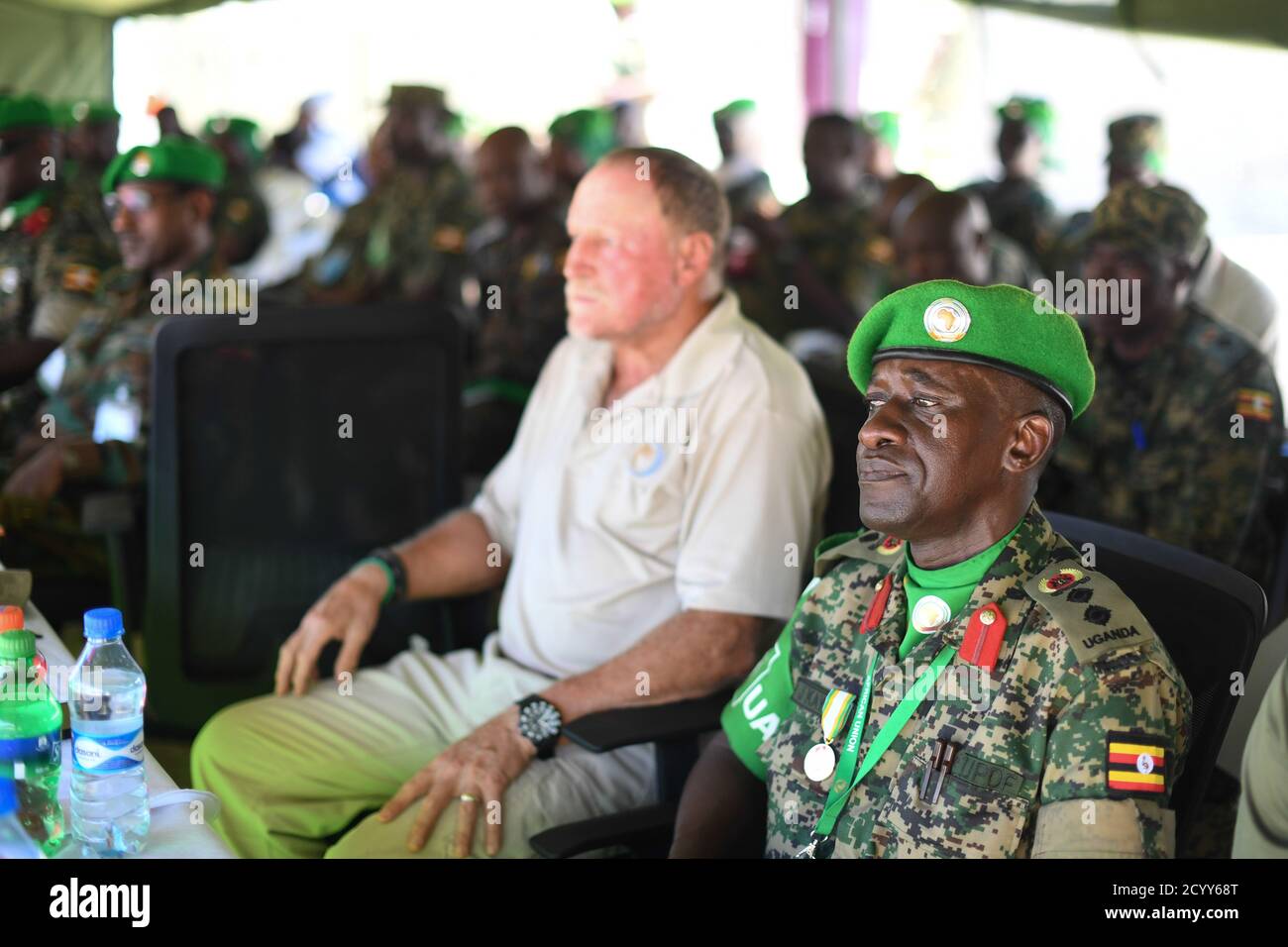 On April 15, 2019, Ugandan soldiers serving under AMISOM participated ...