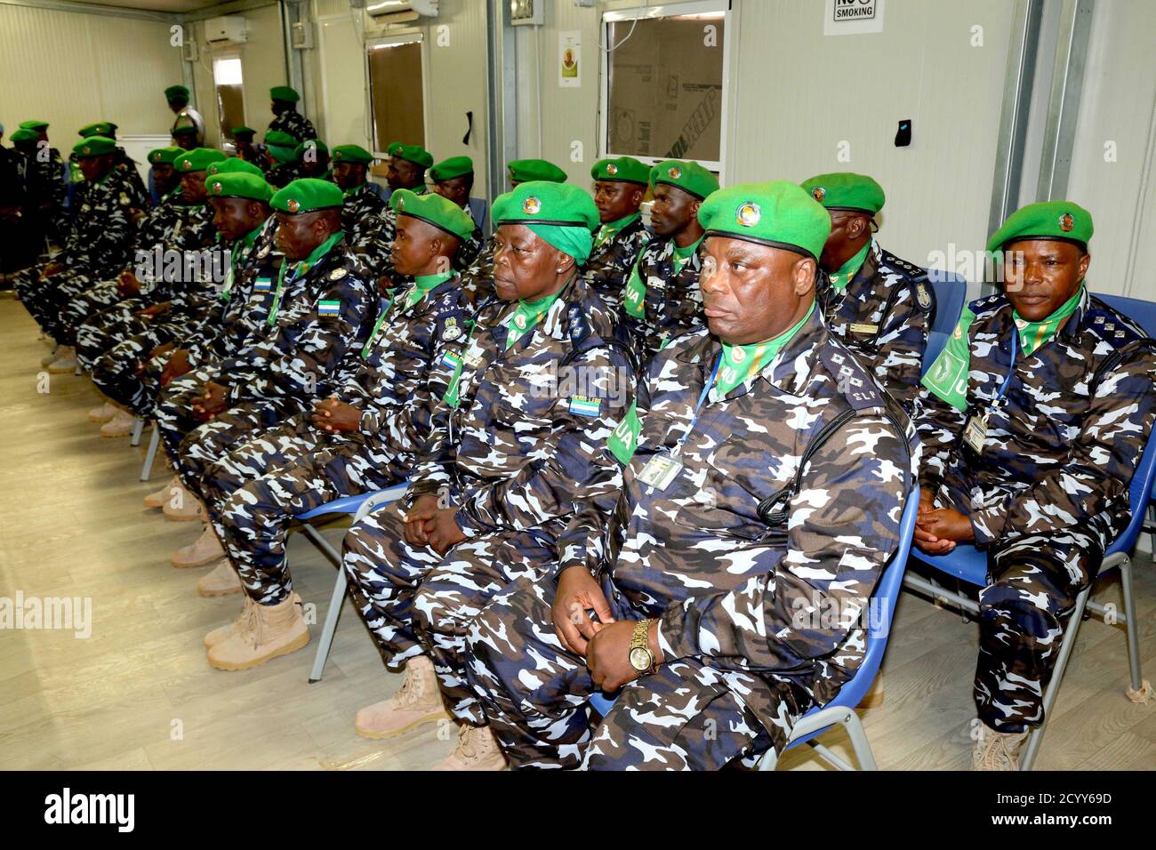 On April 13, 2019, Sierra Leonean police officers serving with the ...