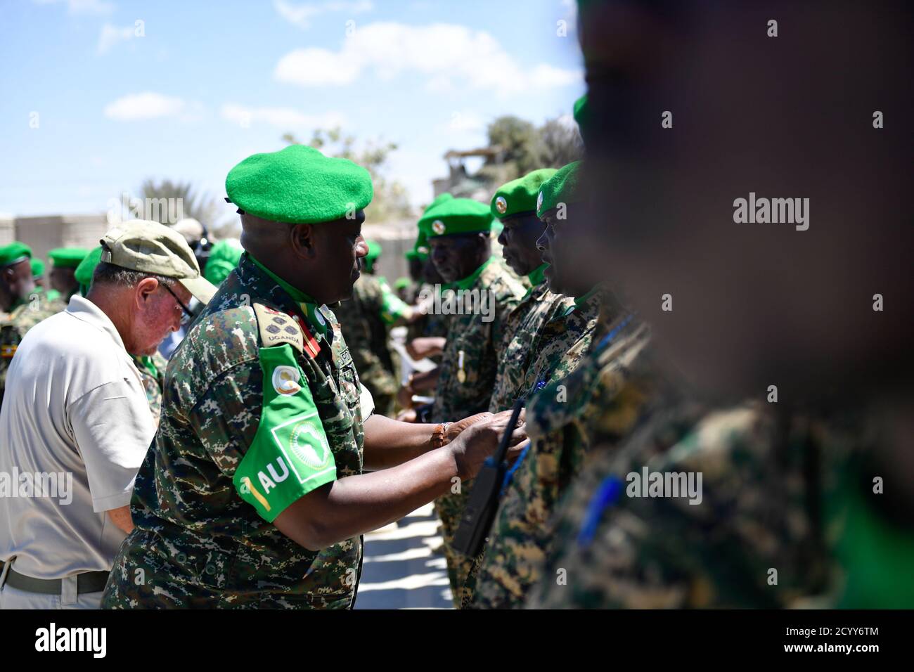 On April 15, 2019, Brig. Gen. Michael Kabango, Commander of the Ugandan ...