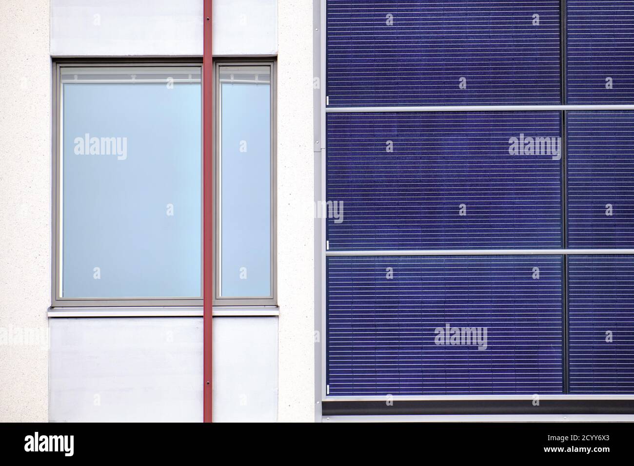 Solar panels on building facade hi-res stock photography and images - Alamy