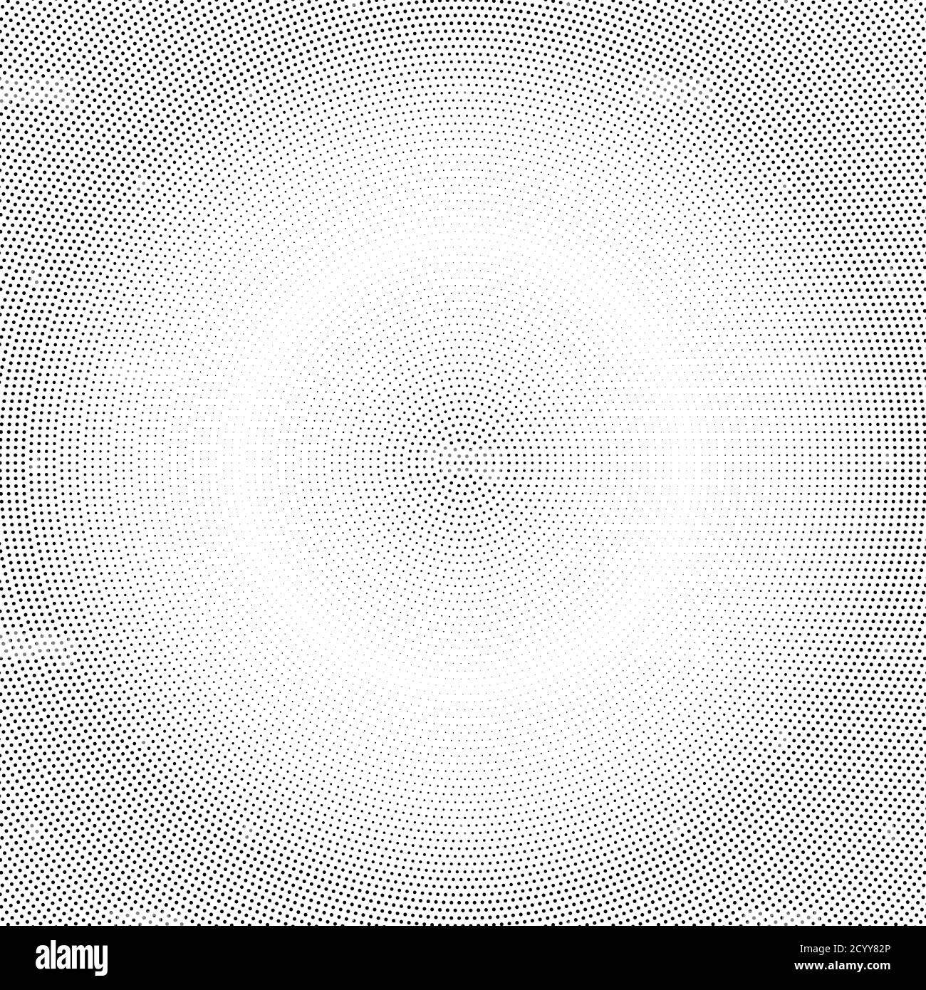 Circle halftone, screentone vector illustrations. Dots, dotted ...