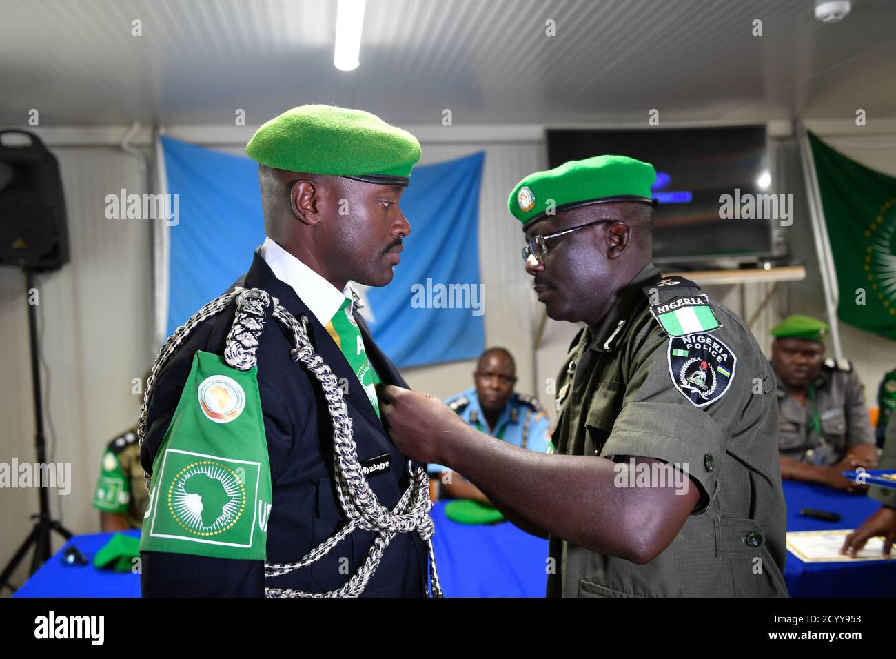 On April 24, 2019, Daniel Ali Gwambal, AMISOM Police Coordinator for ...