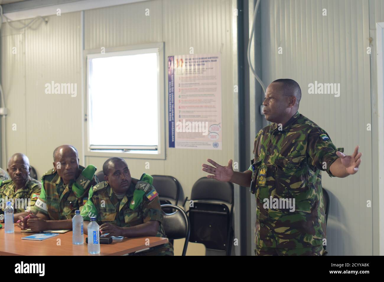 On May 4, 2019, newly deployed military officers under the African ...