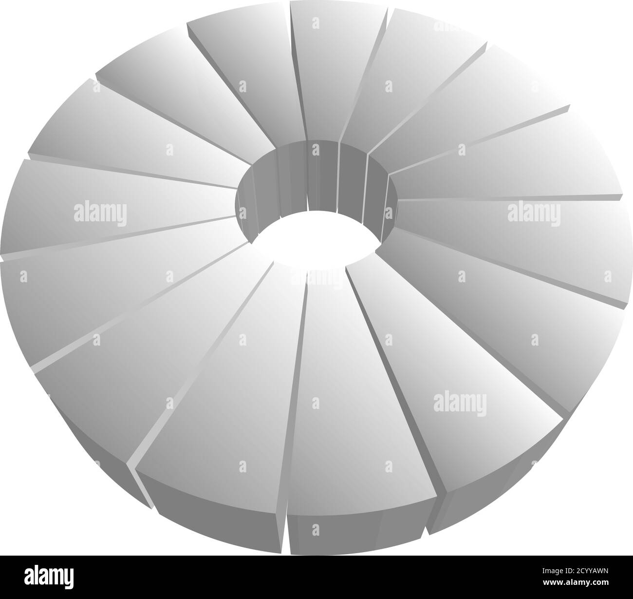 Pie chart, pie graph, diagram vector illustration. A clipart for ...