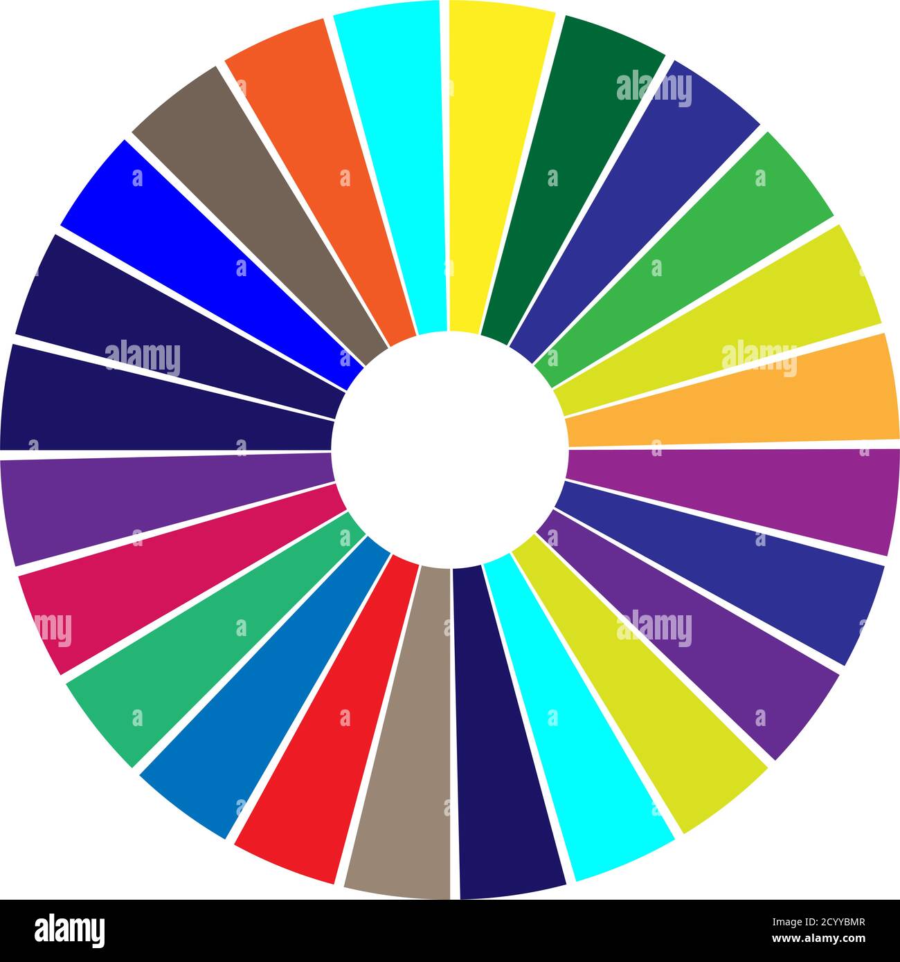 Pie chart, pie graph, diagram vector illustration. A clipart for ...