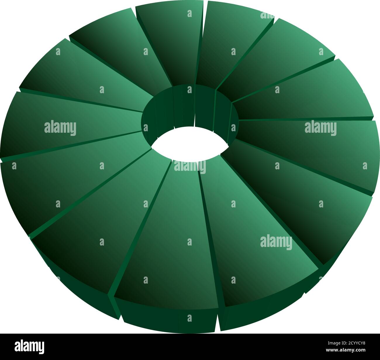 Pie chart, pie graph, diagram vector illustration. A clipart for ...