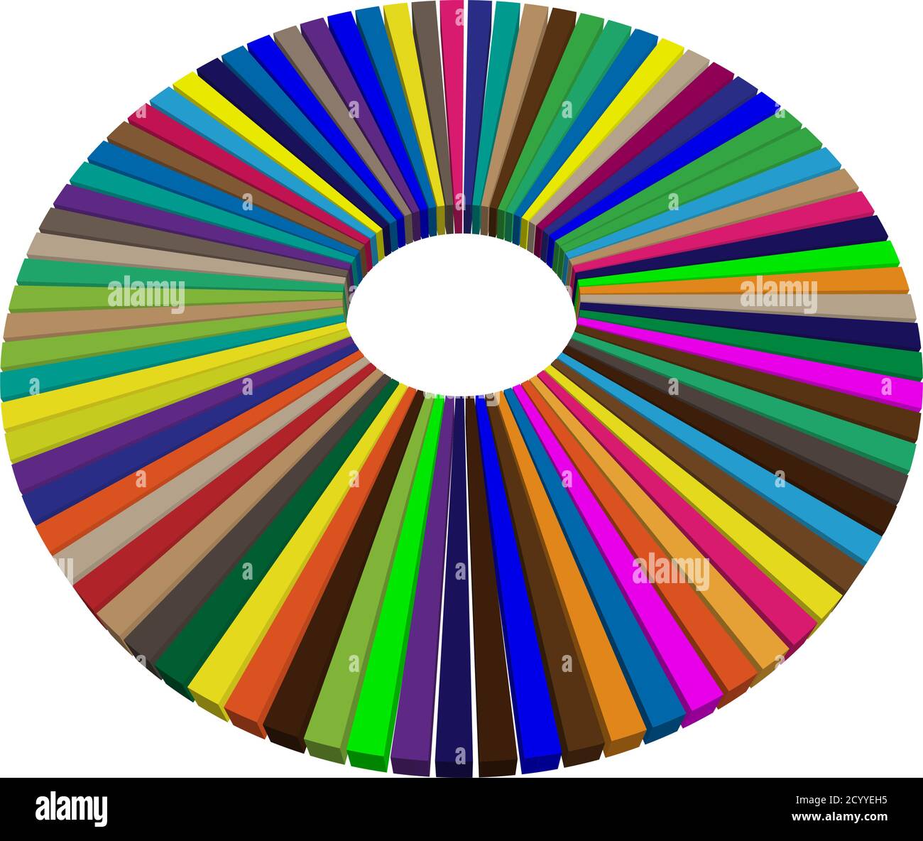 Pie chart, pie graph, diagram vector illustration. A clipart for ...