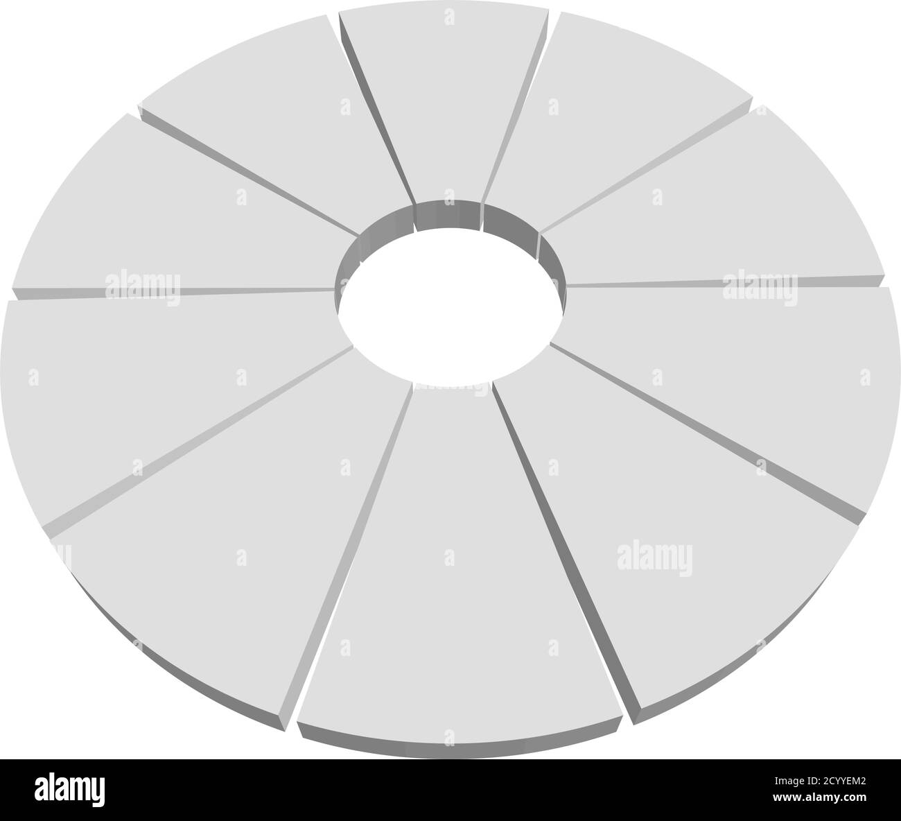 Pie Chart Pie Graph Diagram Vector Illustration A Clipart For Infographics Visualization
