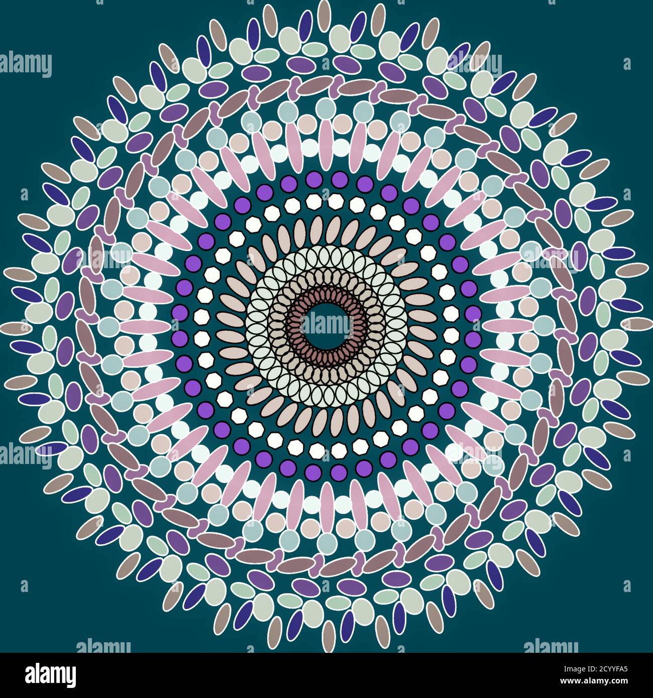 Abstract circular design illustration image for multipurpose use Stock ...