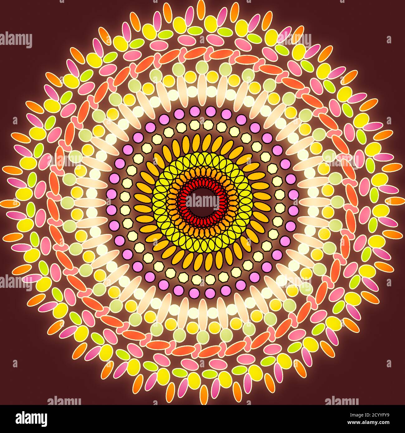 Abstract circular design illustration image for multipurpose use Stock ...