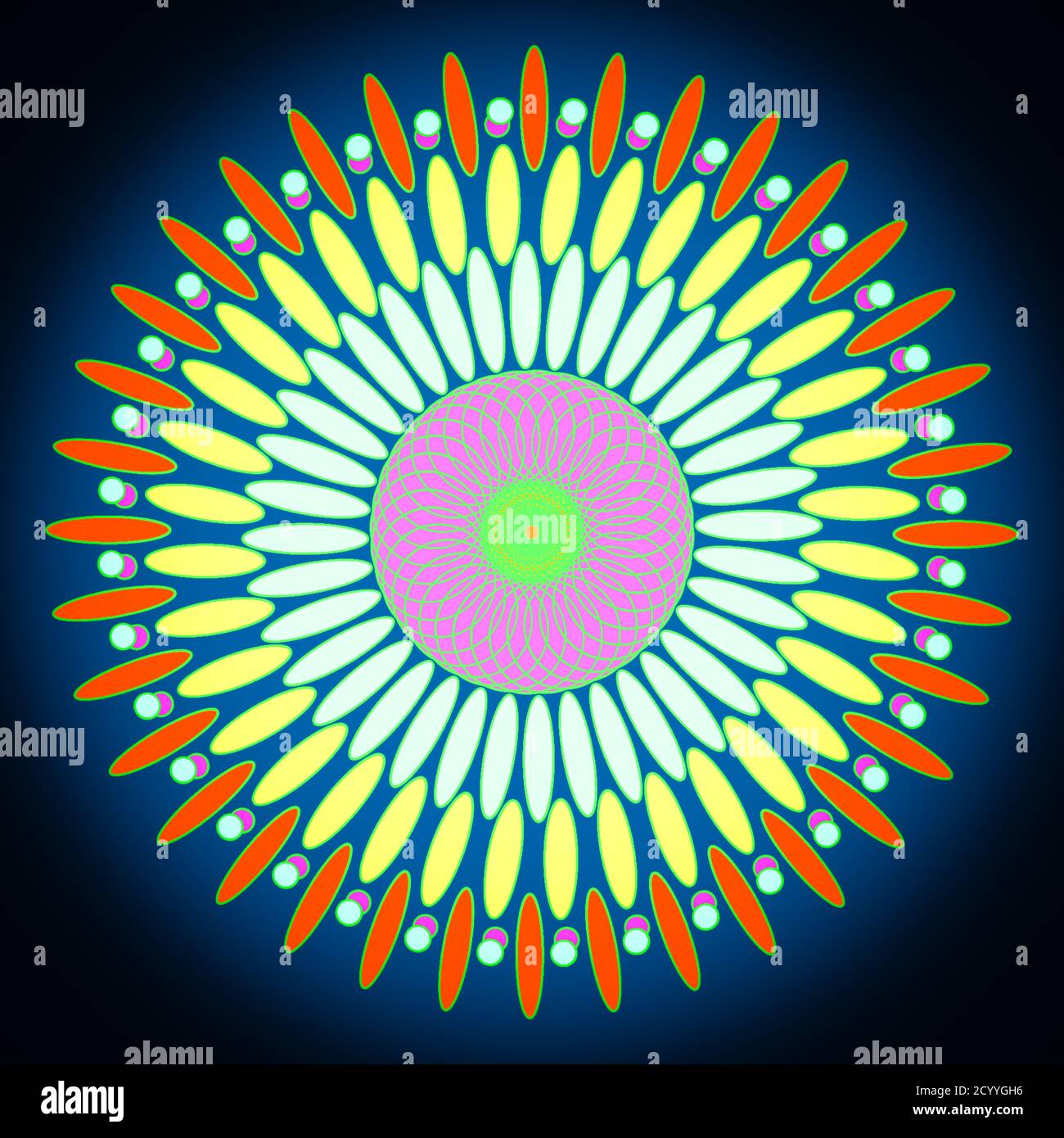 Abstract circular design illustration image for multipurpose use Stock ...
