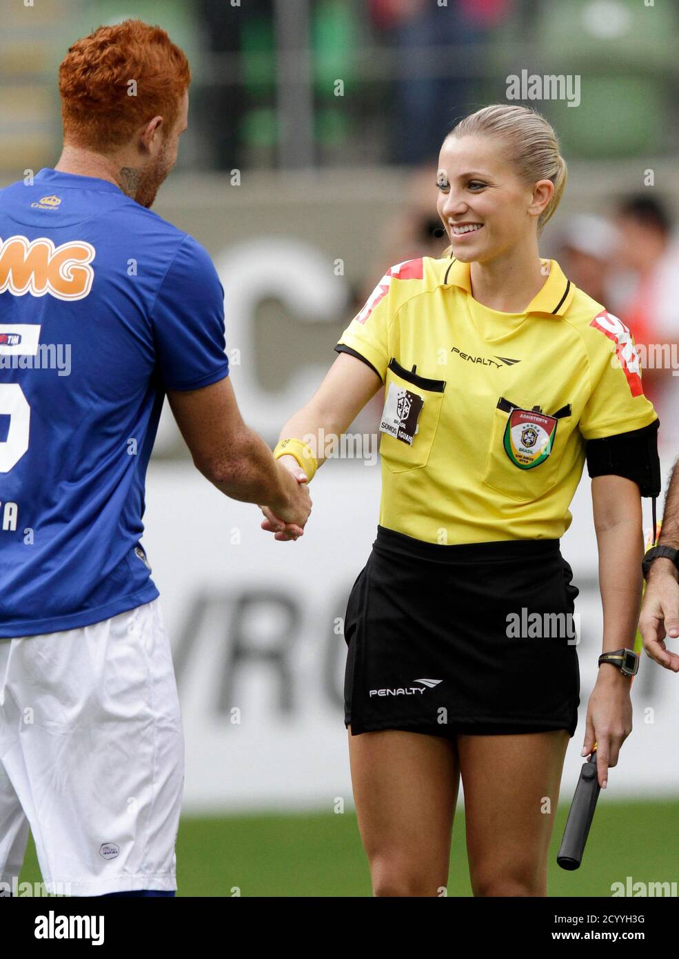 Brazilian assistant referee fernanda colombo hi-res stock photography ...