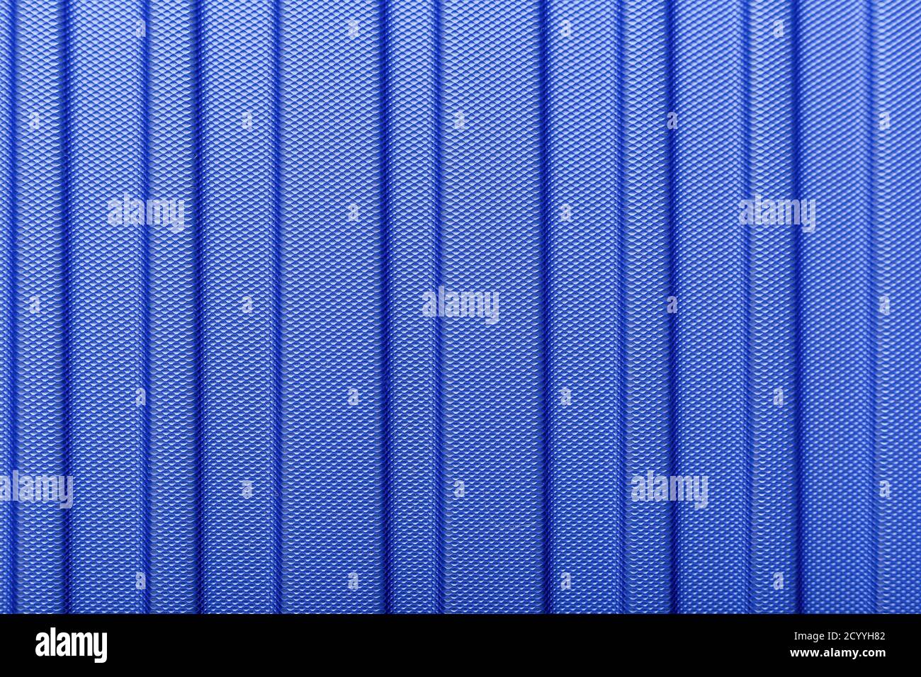 Classic blue color 2020. Texture of striped plastic, metal hi-tech raw ...