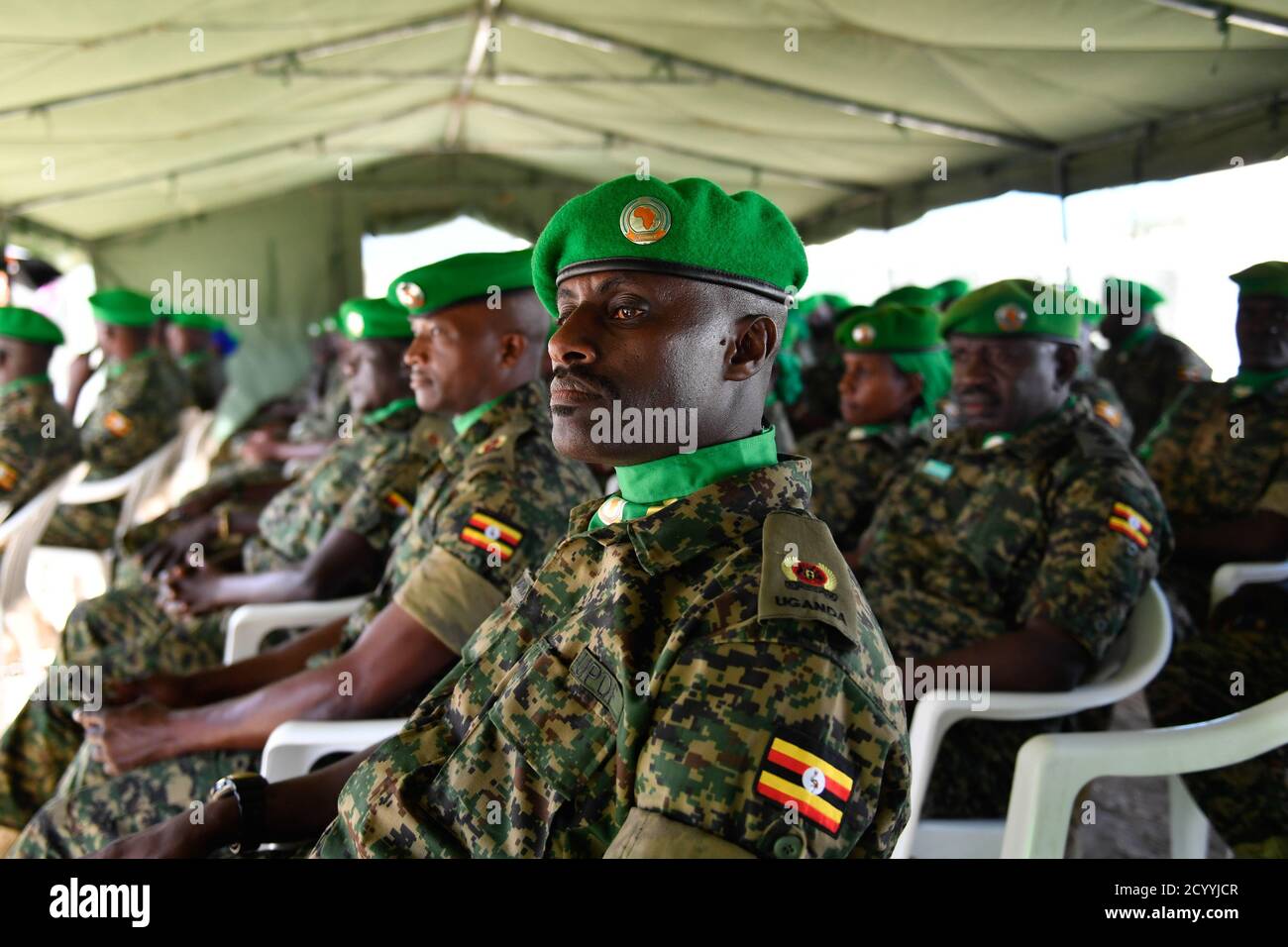 On July 18, 2019, Ugandan soldiers serving under AMISOM were awarded ...