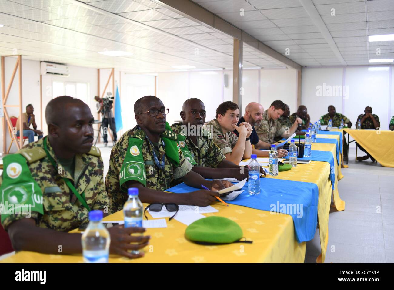 On March 23, 2018, military officers from AMISOM's Troop Contributing ...