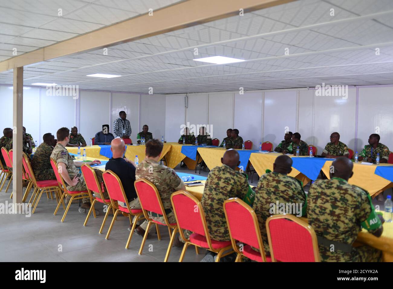 Military officers from the AMISOM Troop Contributing Countries (TCC ...