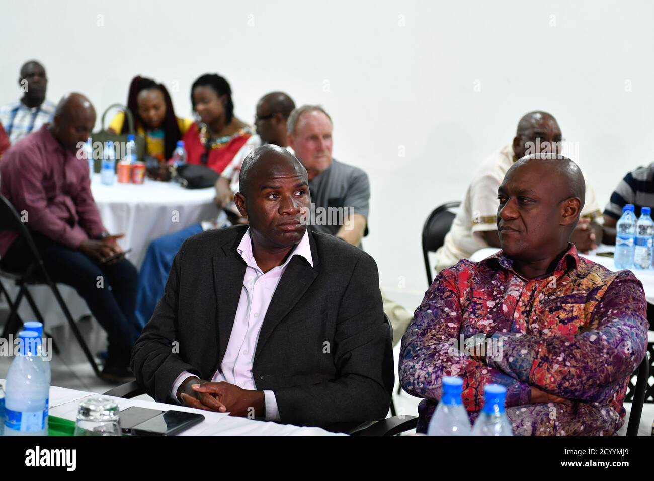 Members of AMISOM senior leadership attend a dinner hosted for its ...