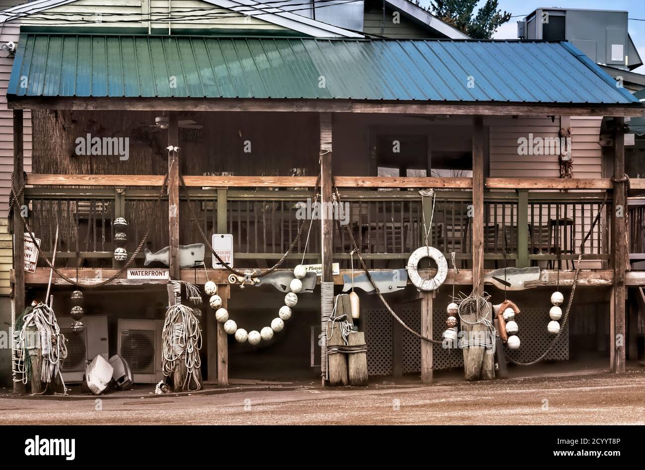 Nautical themed bar and restaurant Stock Photo - Alamy