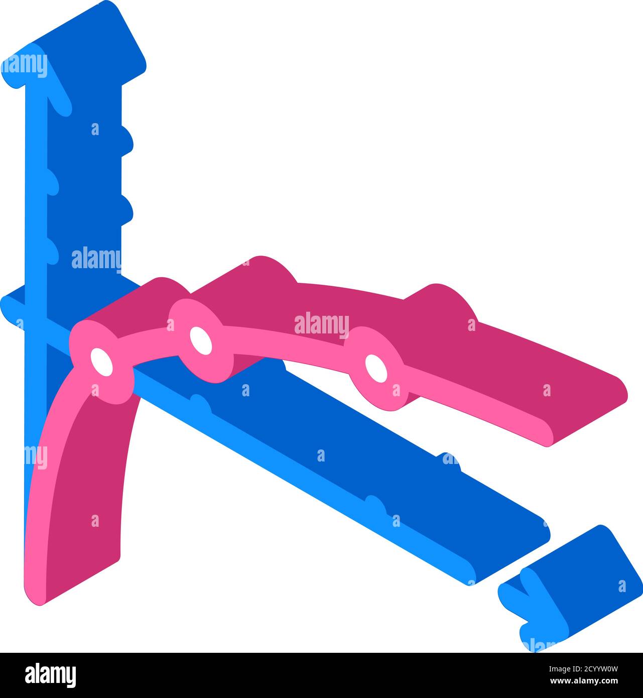 functions and graphics lesson isometric icon vector illustration Stock ...