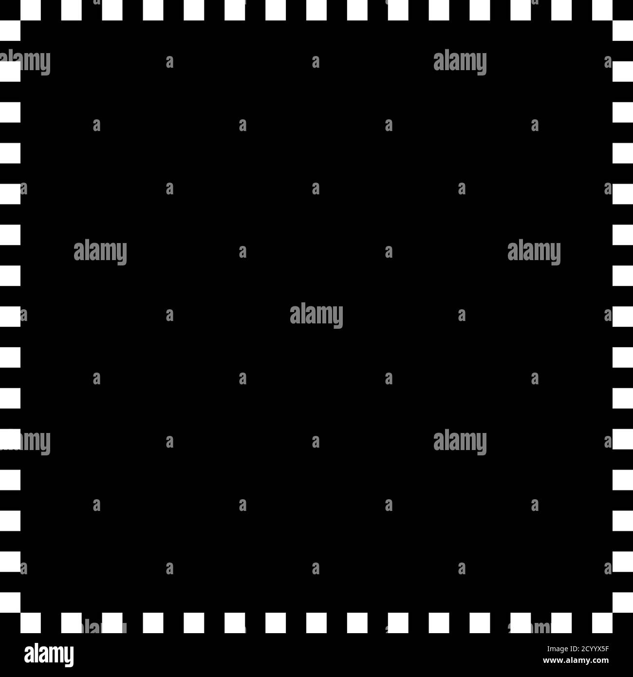 Checkered / Chequered square frame with blank, empty space, copyspace ...