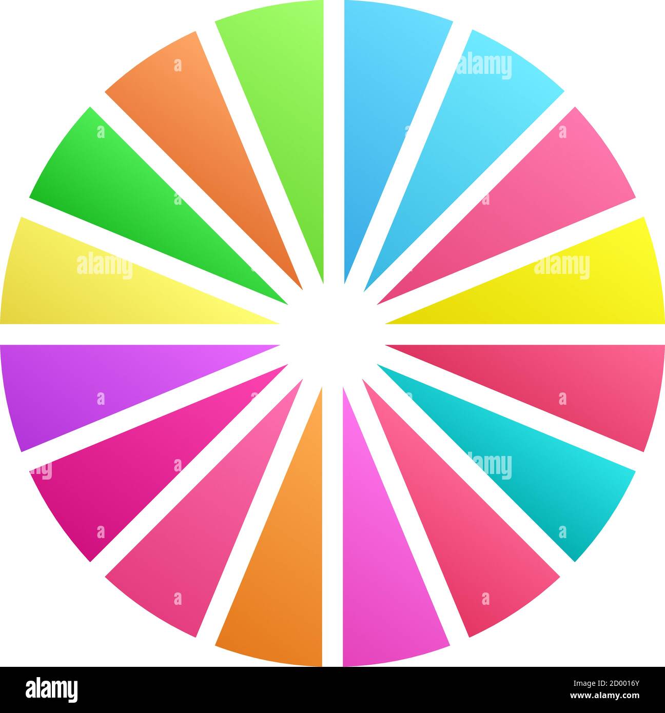simple pie chart-graph and diagram vector illustration. circle ...
