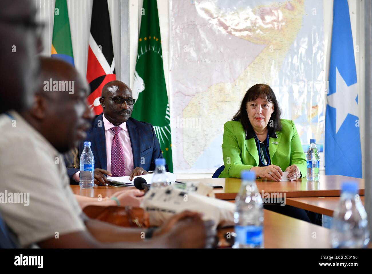 Simon Mulongo, the Deputy Special Representative of the Chairperson of ...