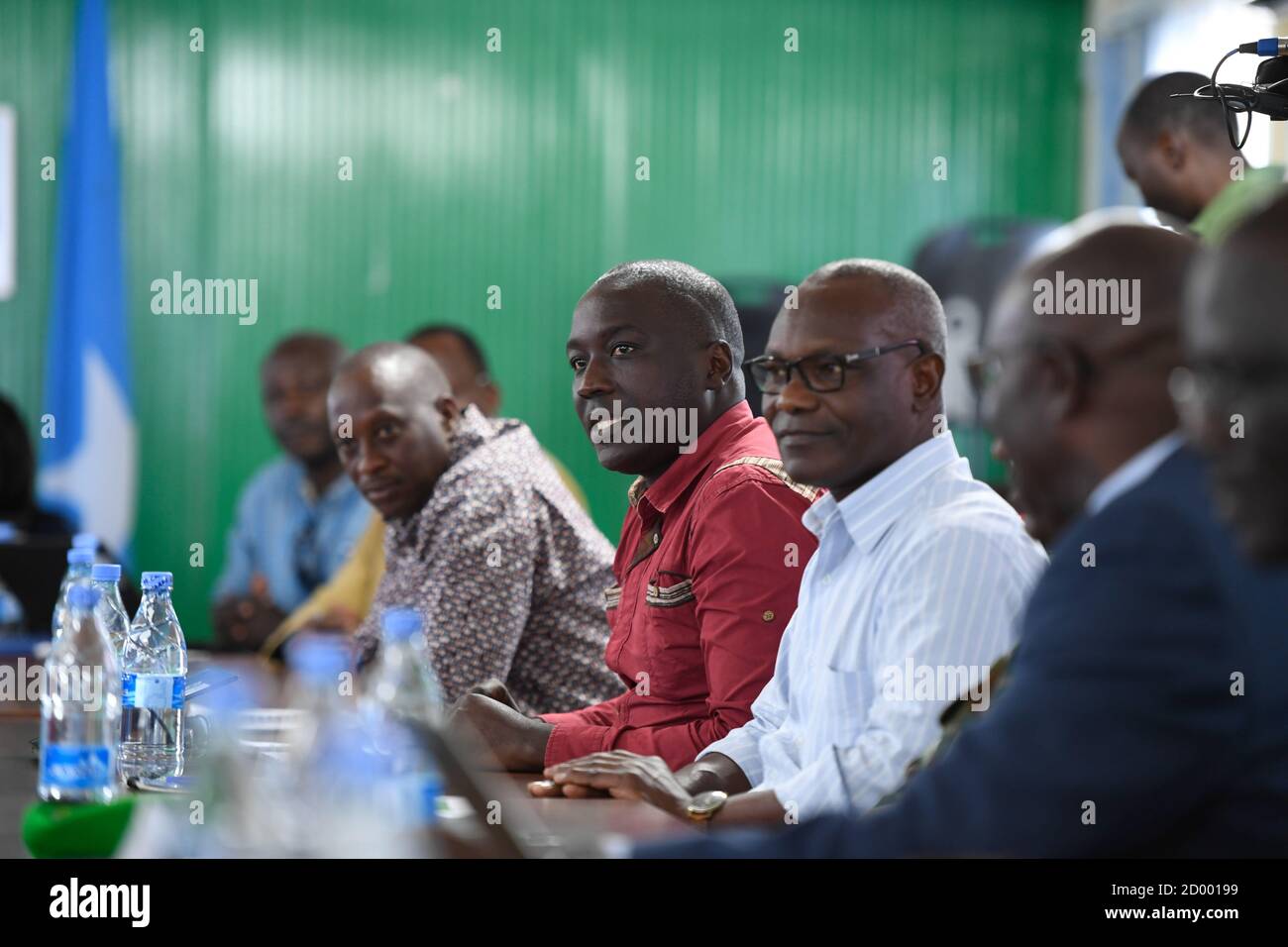 Senior officials from the African Union Mission in Somalia (AMISOM ...