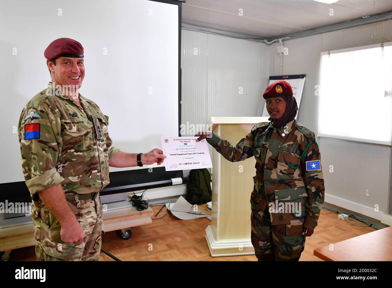 On November 14, 2019, Lt. Col. Nick Morton of the UK Mission Support ...