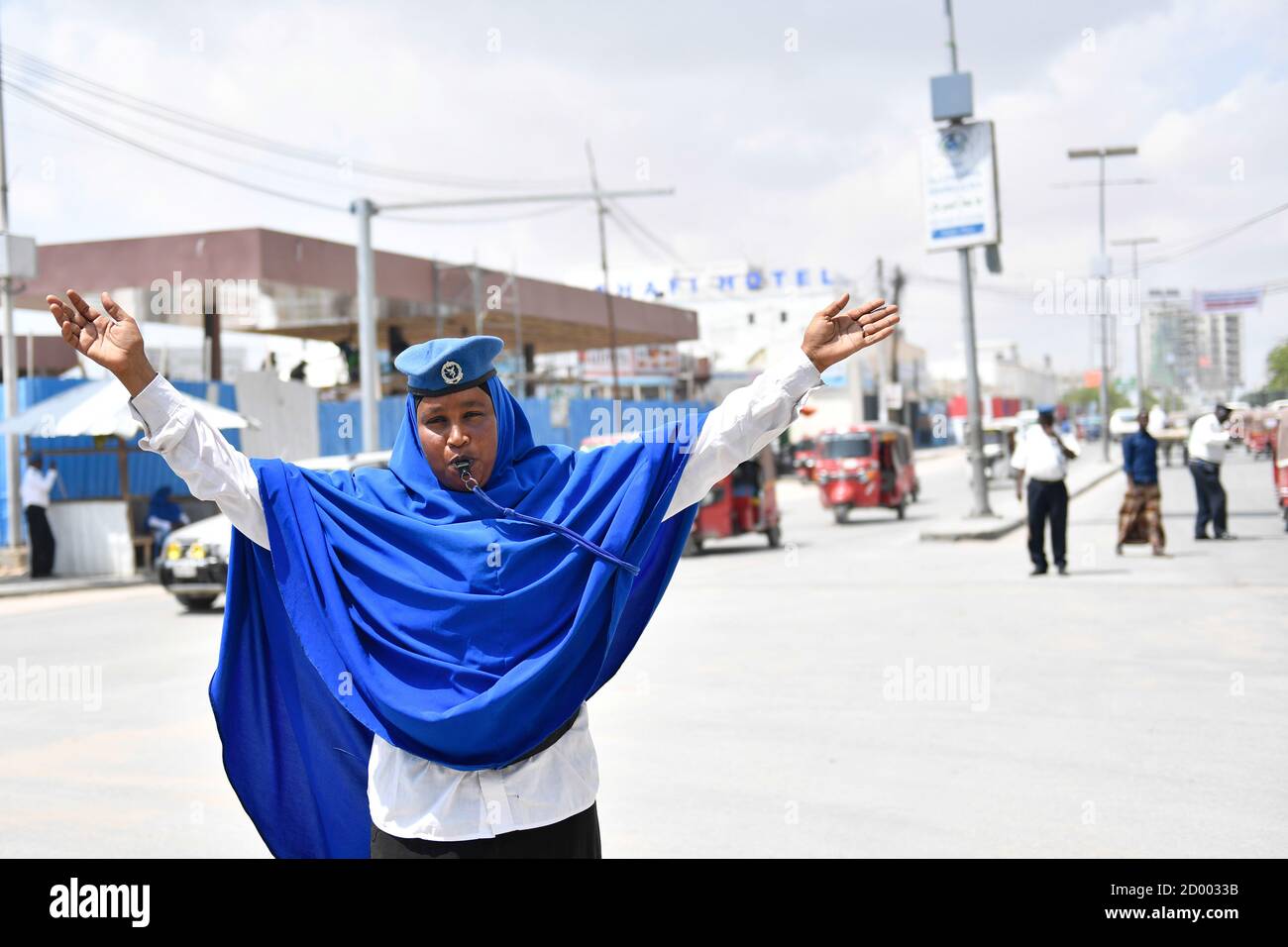 Traffic control officer hi-res stock photography and images - Alamy