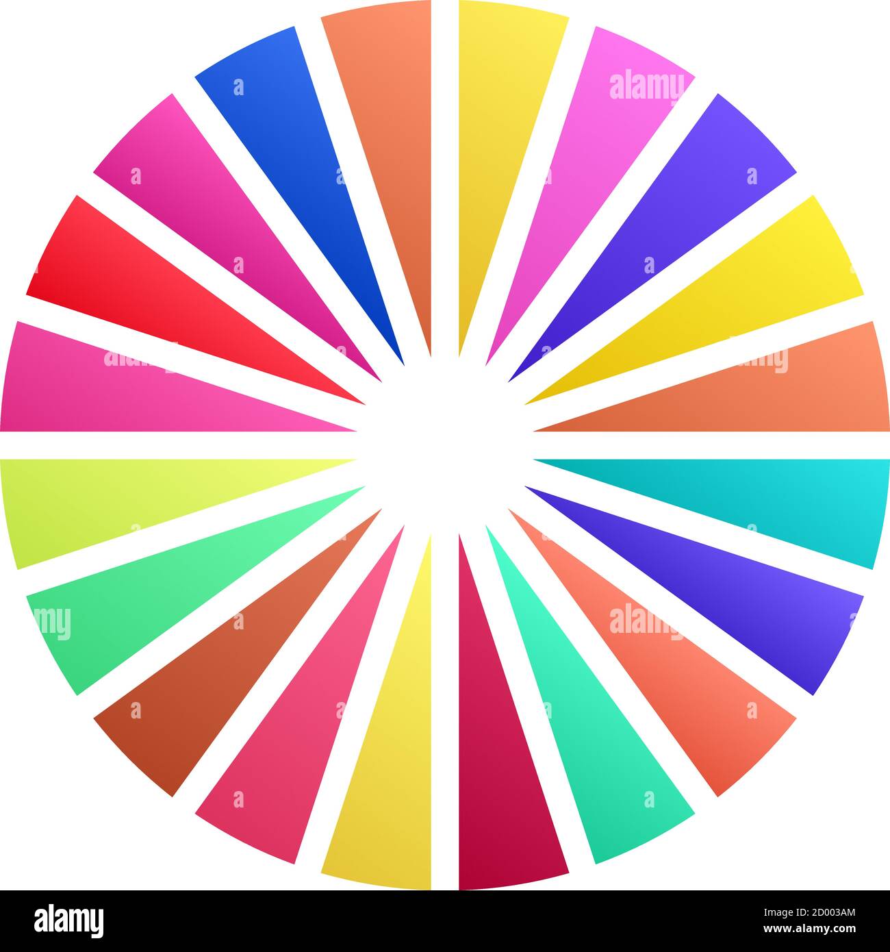 simple pie chart-graph and diagram vector illustration. circle ...