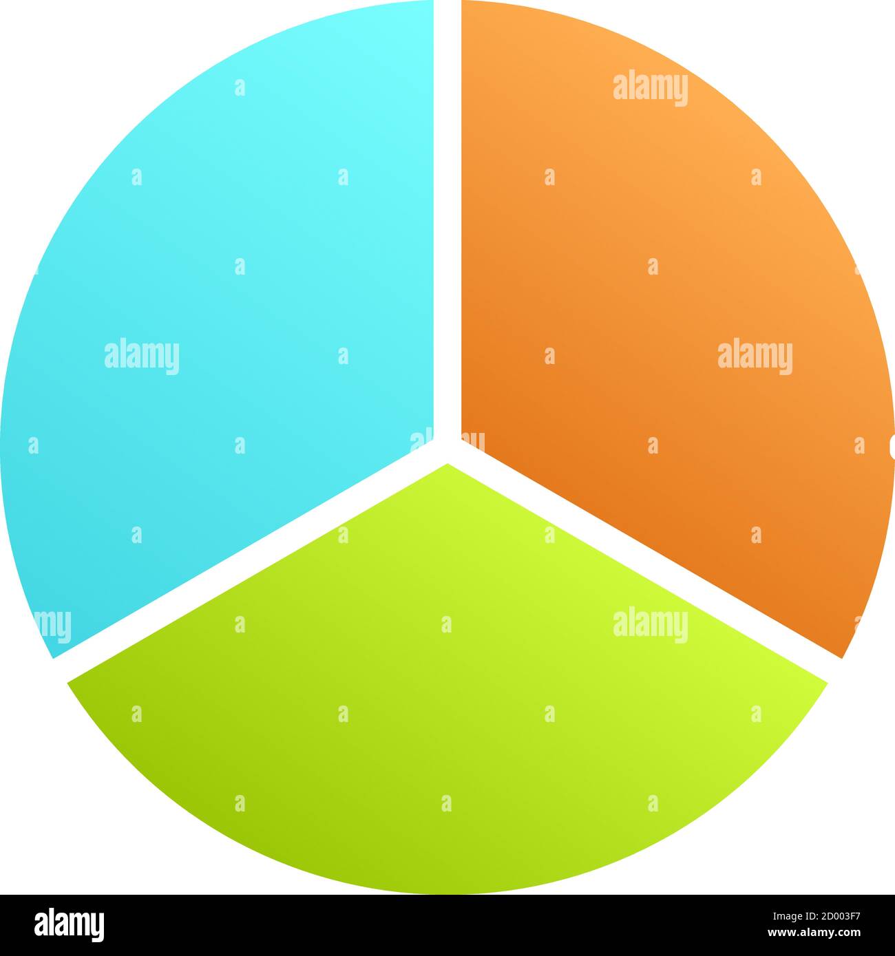 simple pie chart-graph and diagram vector illustration. circle ...