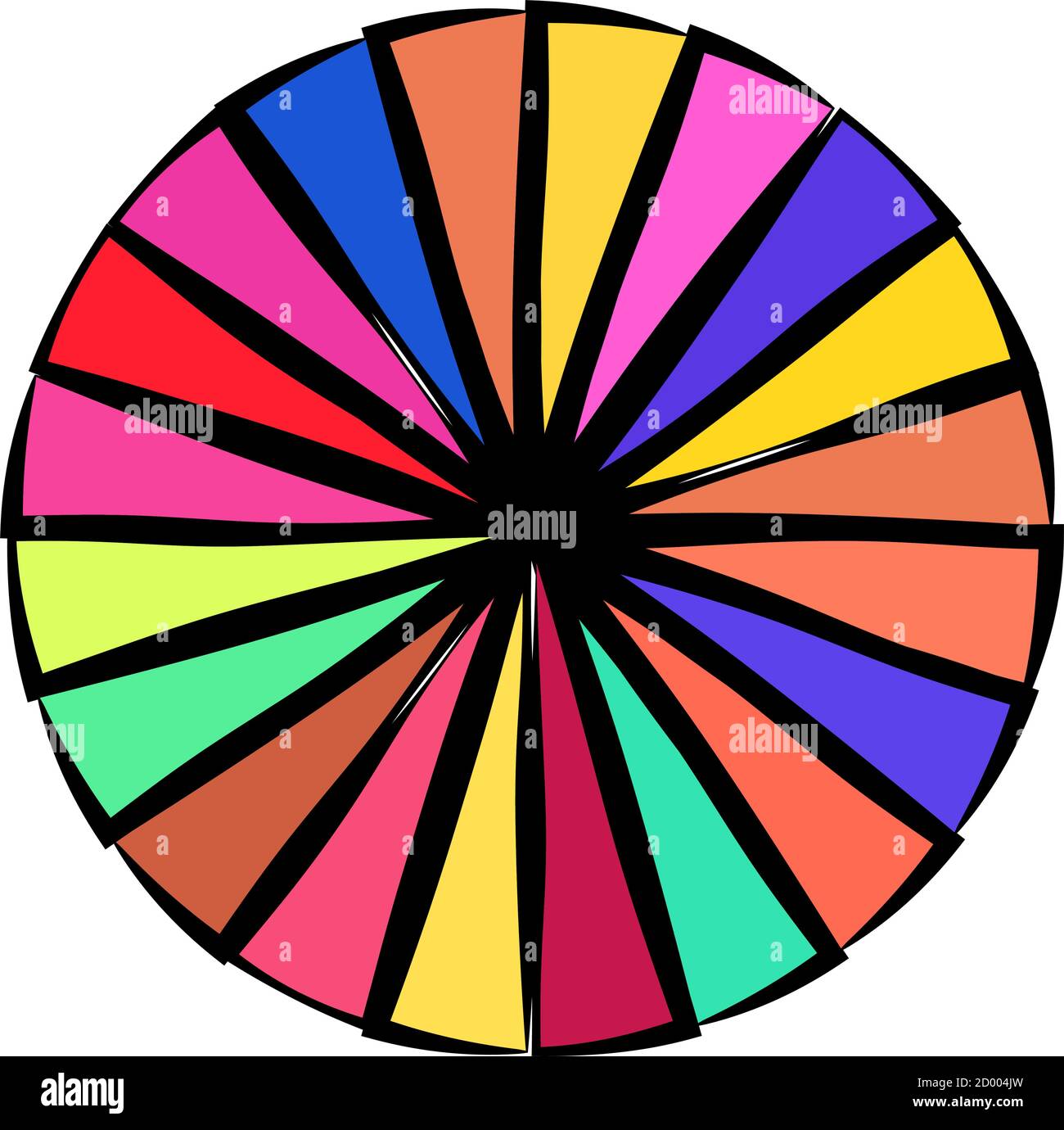 simple pie chart-graph and diagram vector illustration. circle ...