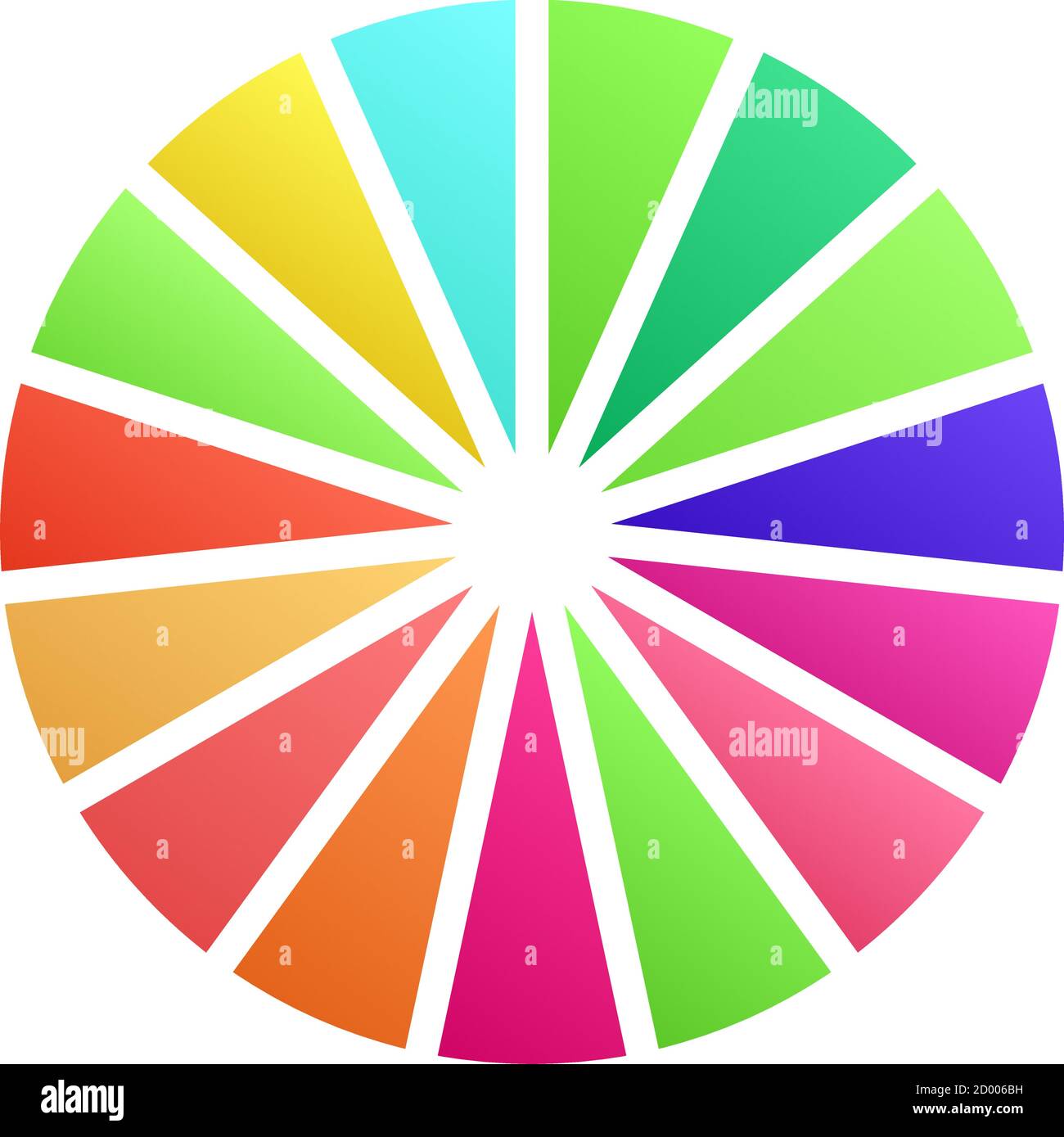 simple pie chart-graph and diagram vector illustration. circle ...