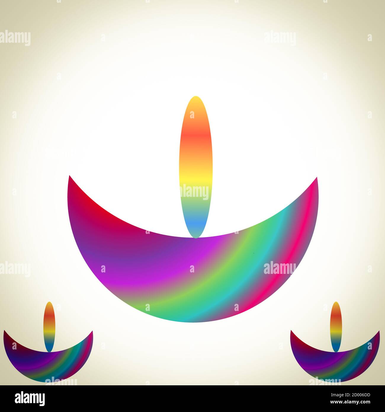 Abstract colorful oil lamp design illustration image Stock Photo - Alamy