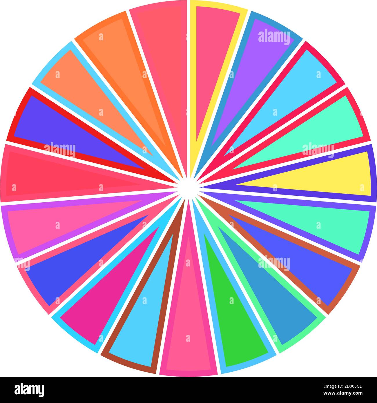 simple pie chart-graph and diagram vector illustration. circle ...