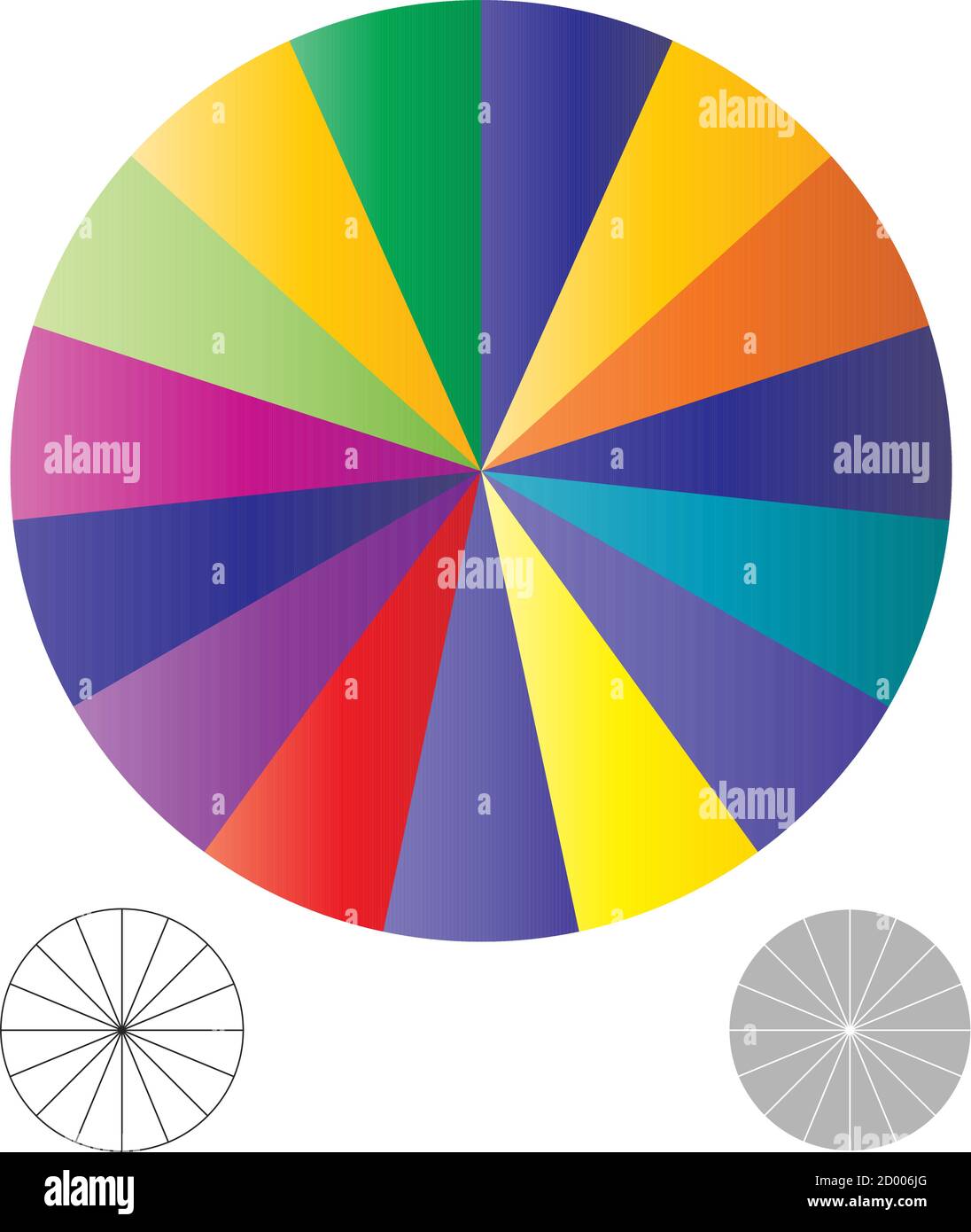 simple pie chart-graph and diagram vector illustration. circle ...