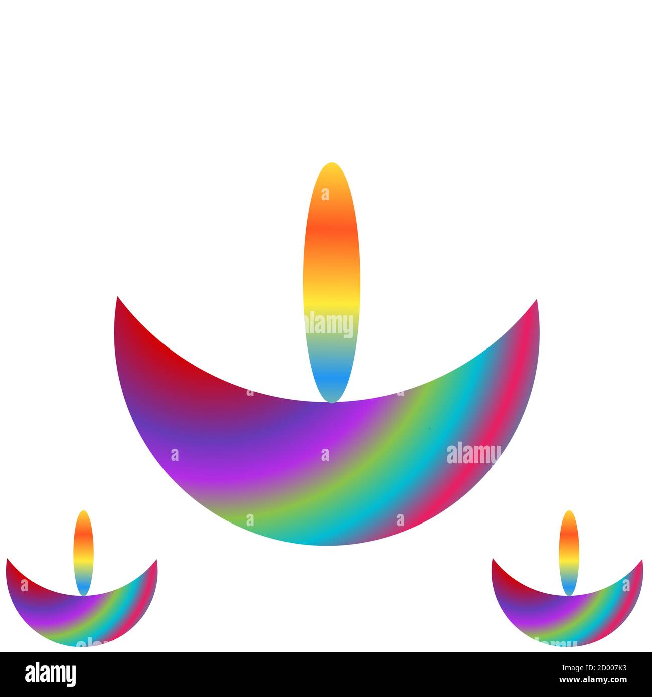 Abstract colorful oil lamp design illustration image Stock Photo - Alamy