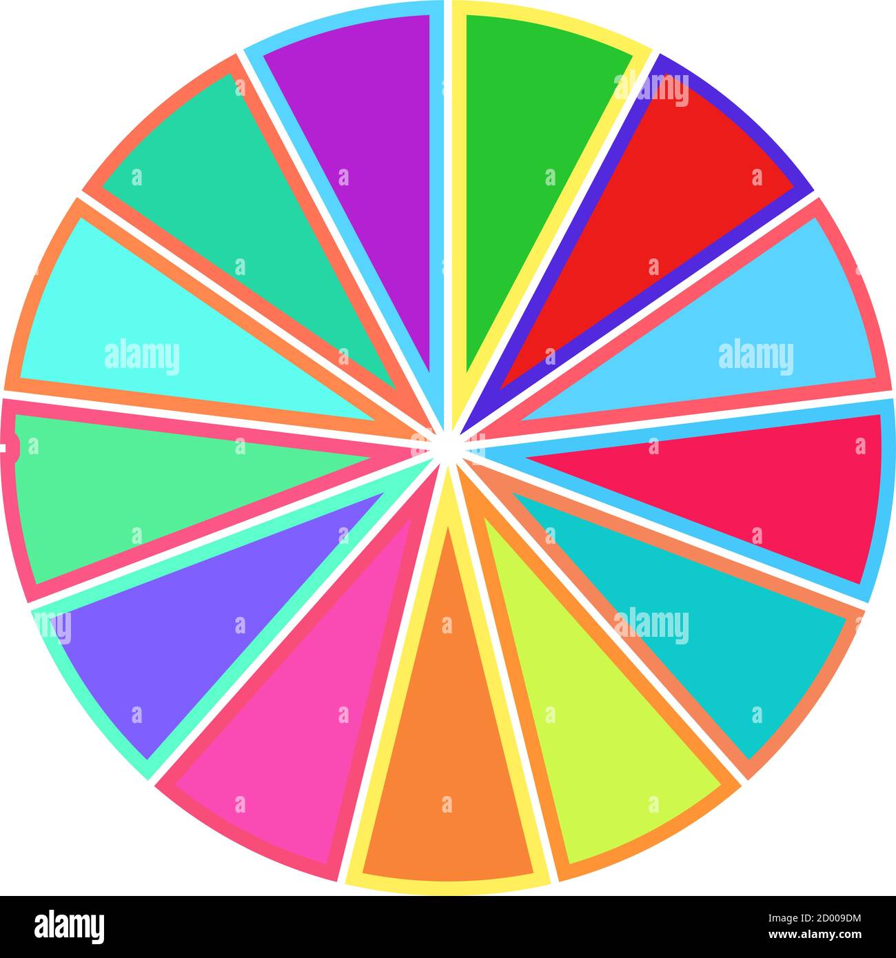 simple pie chart-graph and diagram vector illustration. circle ...