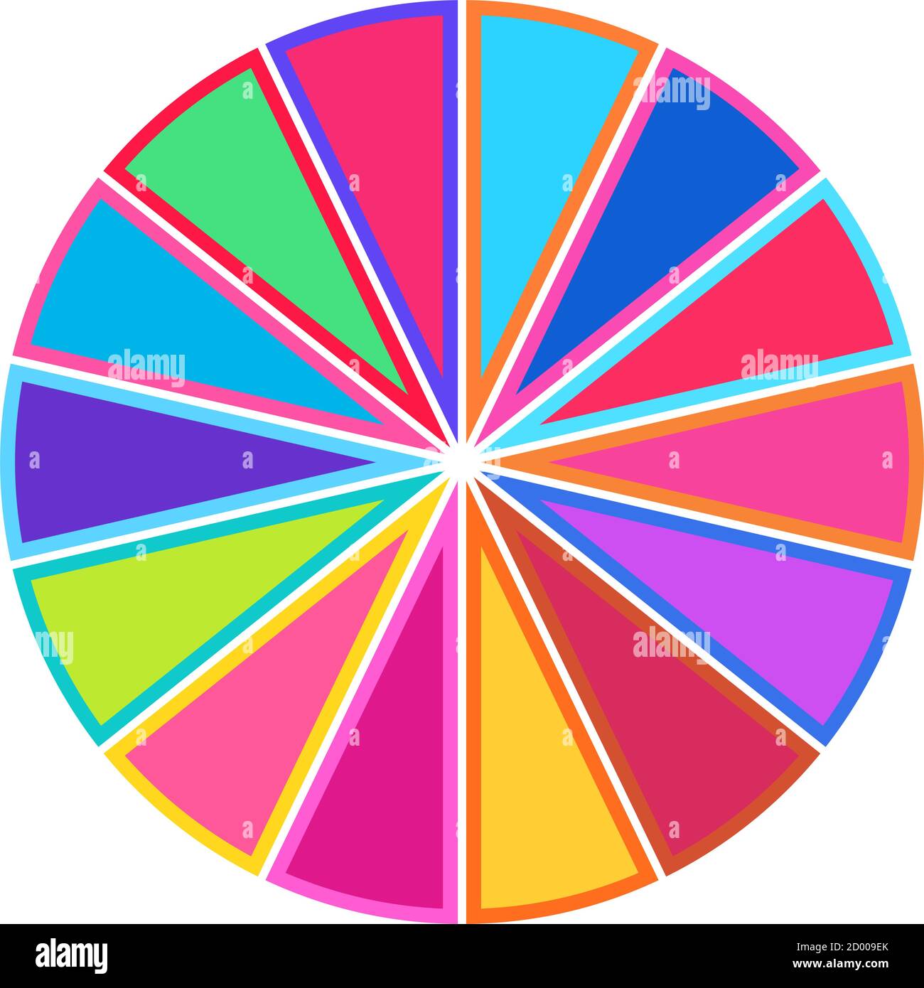 simple pie chart-graph and diagram vector illustration. circle ...