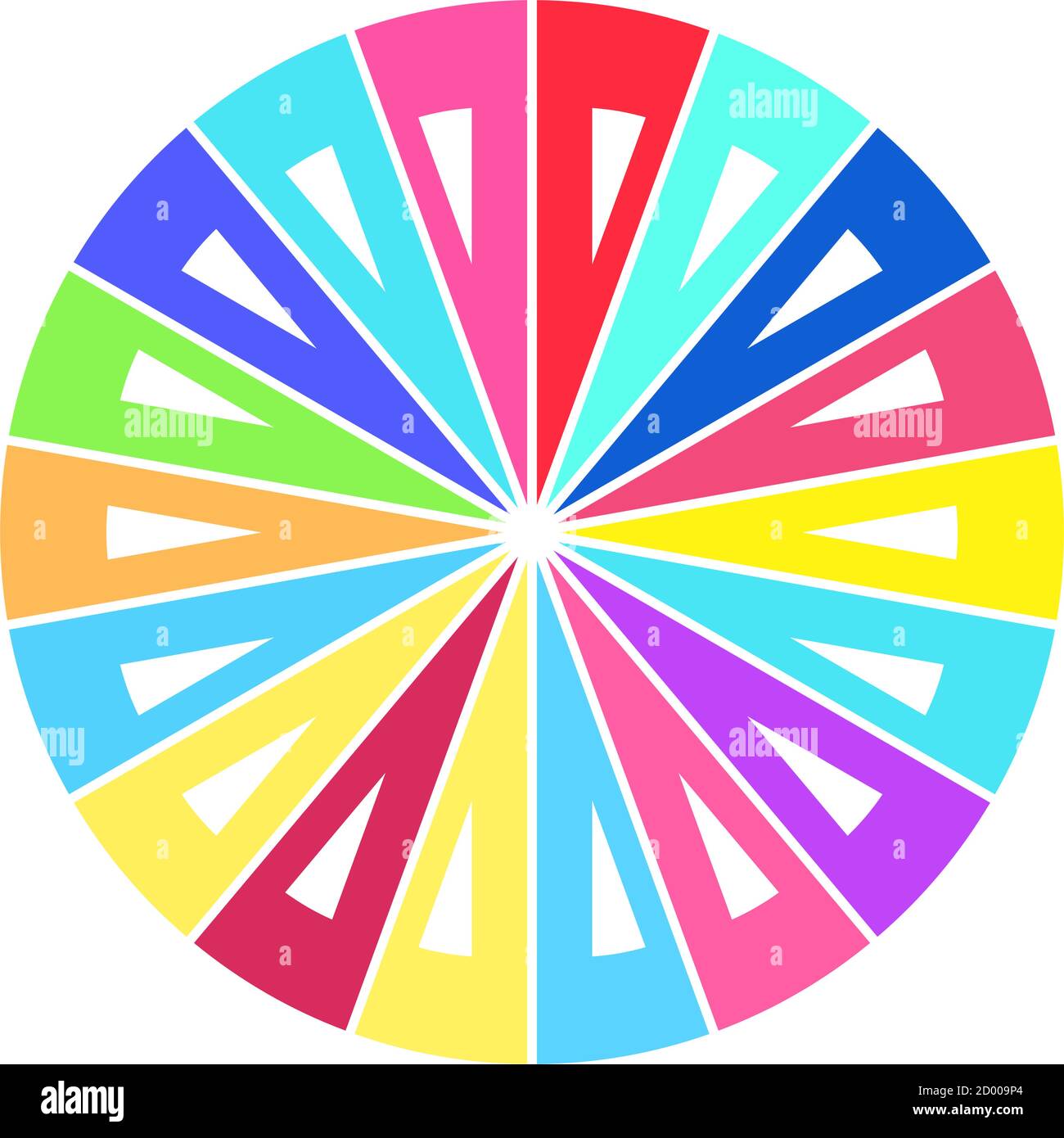 simple pie chart-graph and diagram vector illustration. circle ...