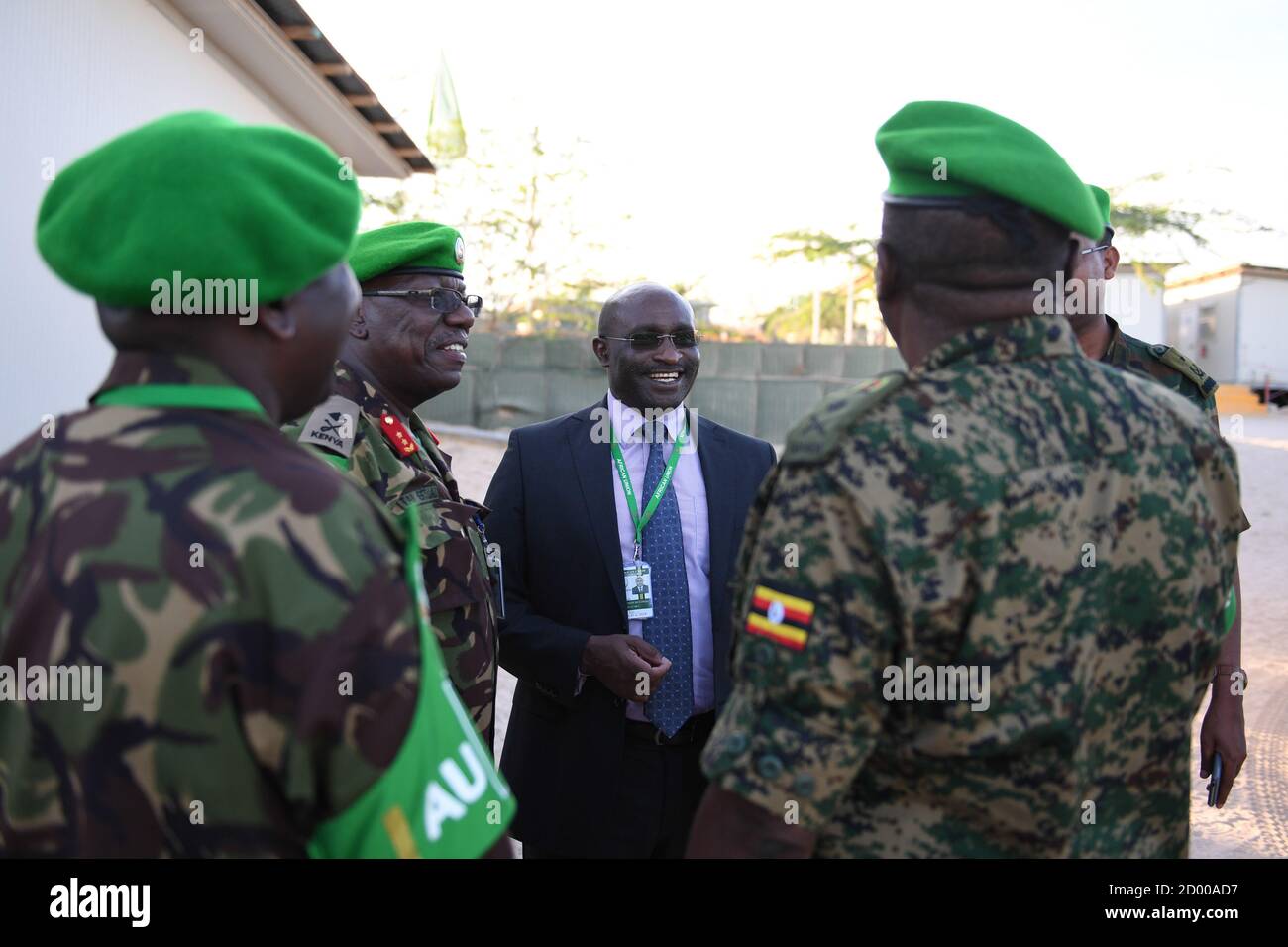 Simon Mulongo, the Deputy Special Representative of the Chairperson of ...