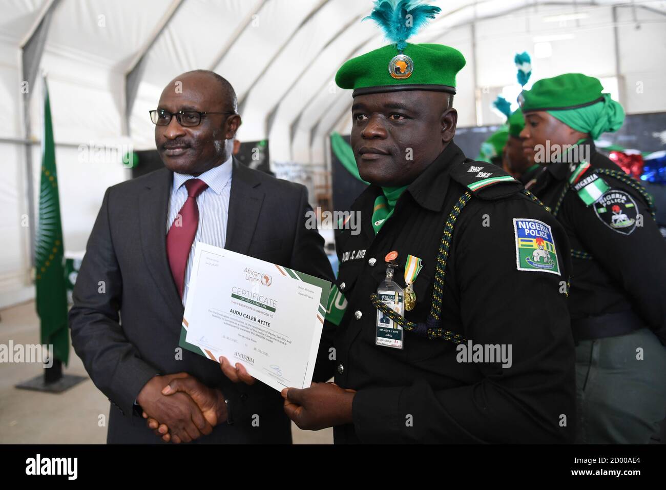 Simon Mulongo, the Deputy Head of the African Union Mission in Somalia ...