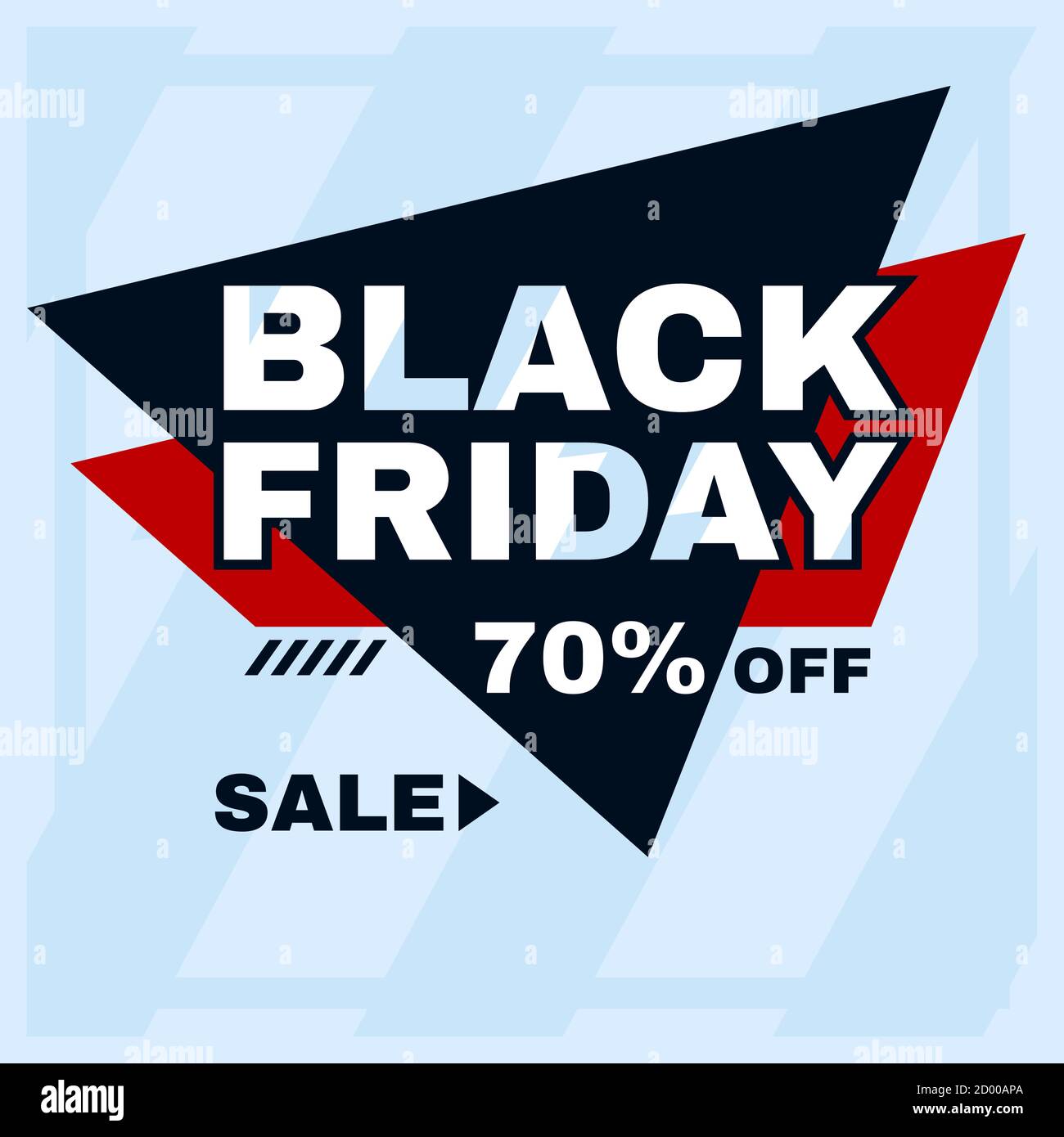 vector illustration of black friday 70% off Stock Vector Image & Art - Alamy