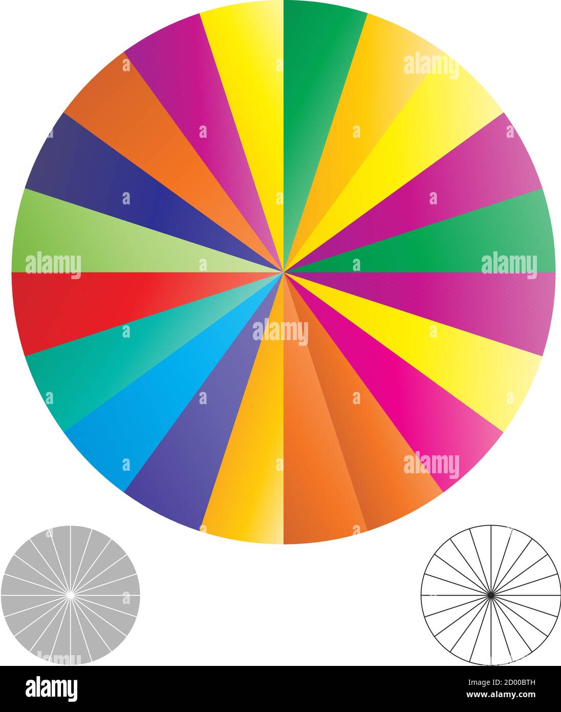 simple pie chart-graph and diagram vector illustration. circle ...
